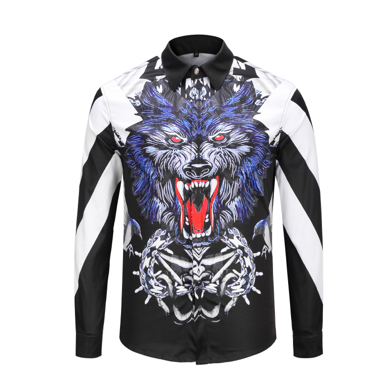 Cheap Philipp Plein Shirts Long Sleeved For Men #441572 Replica ...