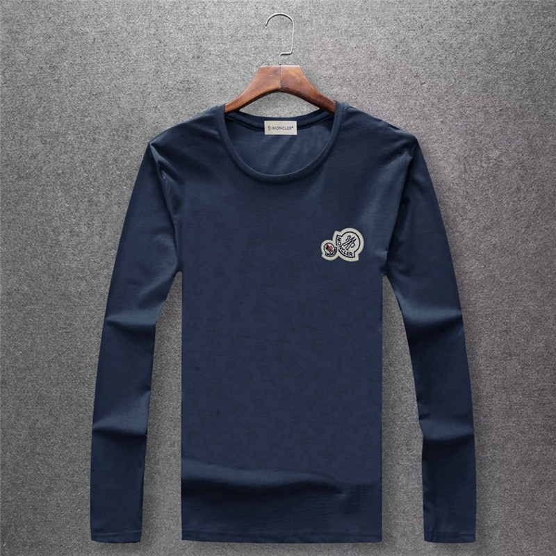 Cheap Moncler T-Shirts Long Sleeved O-Neck For Men #503837 Replica ...