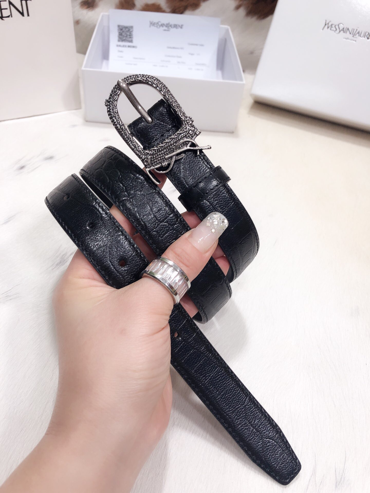 Cheap Yves Saint Laurent AAA Belts #554502 Replica Wholesale [$72.00 ...