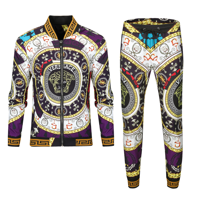 Cheap Versace Tracksuits Long Sleeved For Men #893208 Replica Wholesale ...